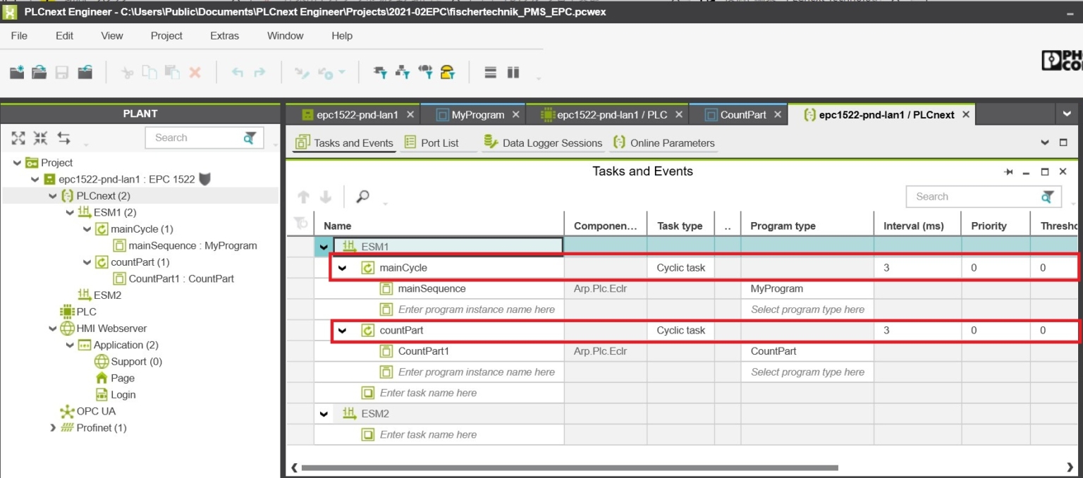 エッジコンピューティングデモ | PLCnext Technology