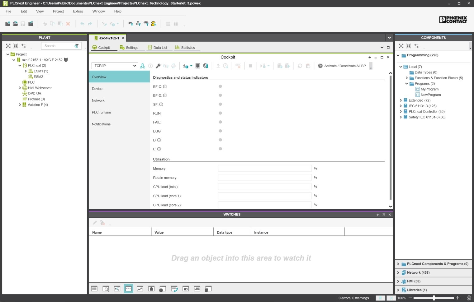 Proficloud.ioで装置可視化：② ダッシュボード | PLCnext Technology