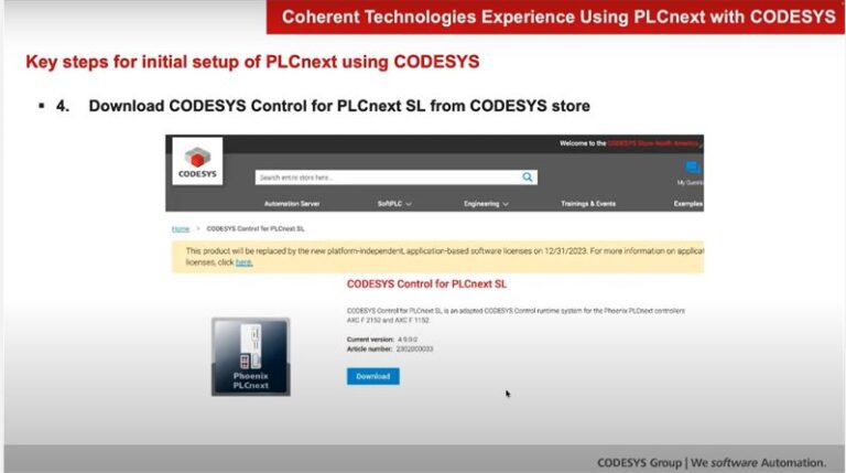 こんにちは！ CODESYS ①インストール編 | PLCnext Technology