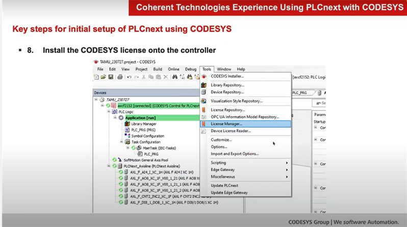 こんにちは！ CODESYS ①インストール編 | PLCnext Technology