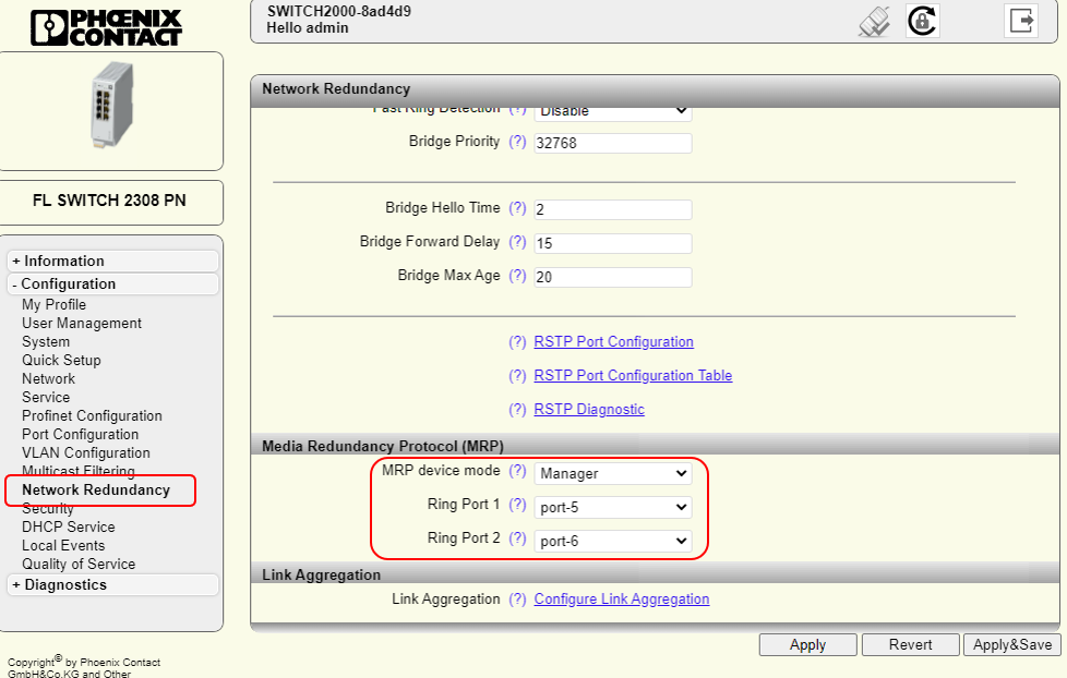 AXC F 2152を使用したコントローラ冗長 – Applicative System Redundancy | PLCnext ...